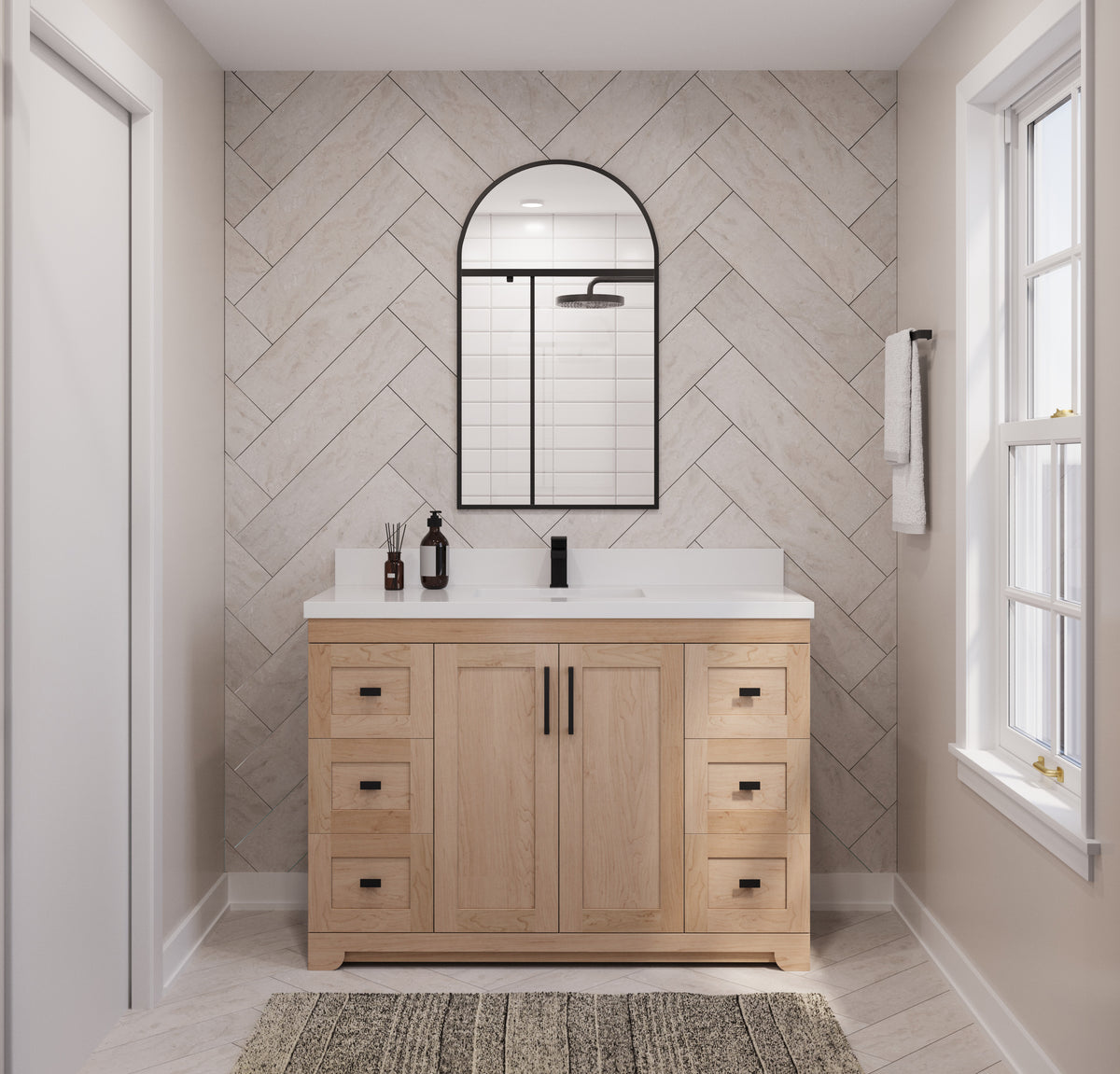 Westmount 48" Canadian Made Solid Wood Vanity | Vanity Shop